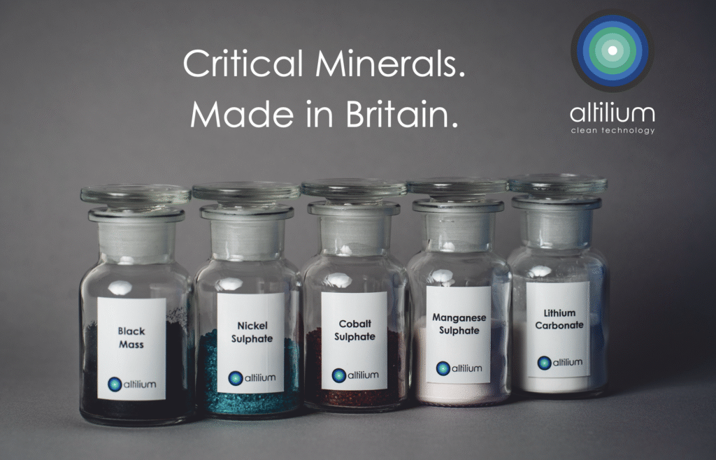 Altilium - Sustainable, low carbon battery materials